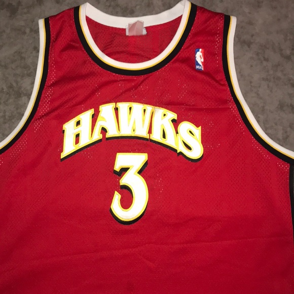 Reebok | Shirts | Vintage Atlanta Hawks Jersey | Poshmark